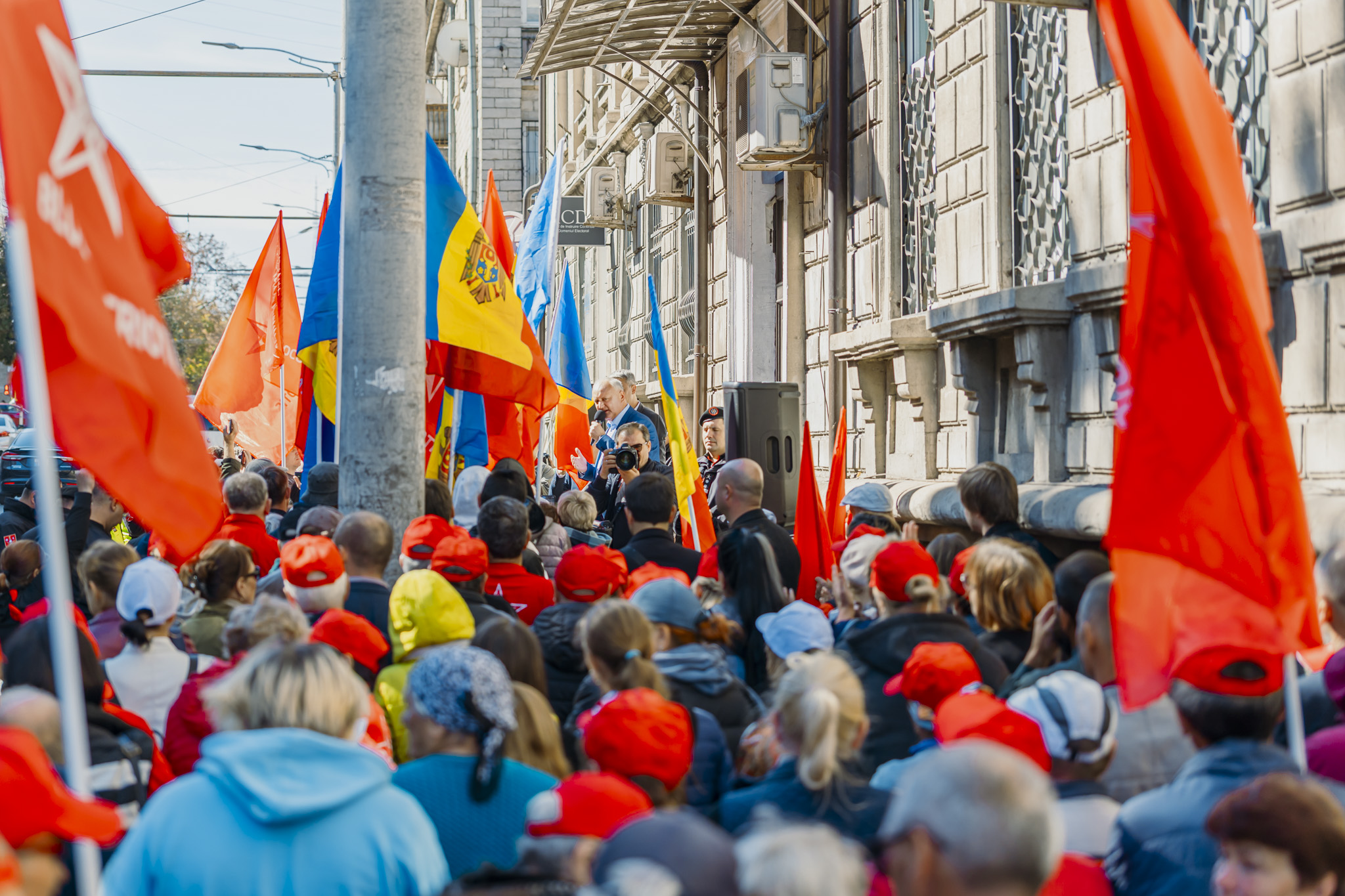 LIVE//Acțiune de protest organizată de Blocul electoral Patriotic al ...